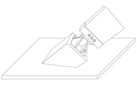 isometric view of structure of playing equipment in auto cad cadbull