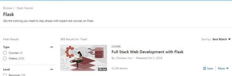 10 best free online python flask training courses 2022