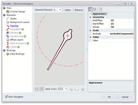 gauge designer winforms controls devexpress documentation