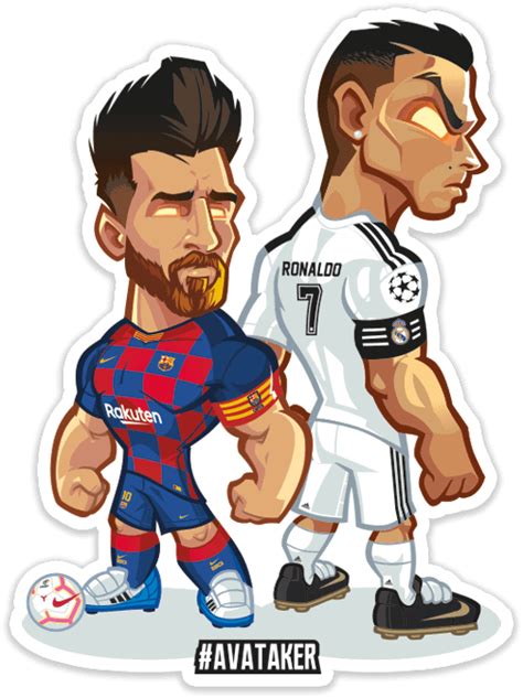 Magnets Stickers Messi Vs Messi Cristiano Ronaldo