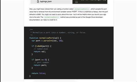 node js what does normalizeport function do in nodejs stack overflow