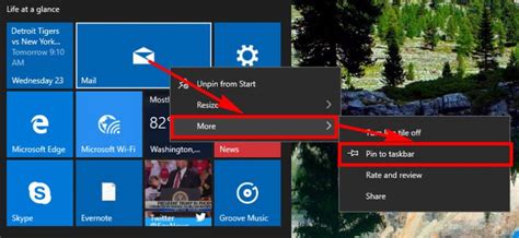 Pin Apps To Unpin Apps From Taskbar In Windows 10