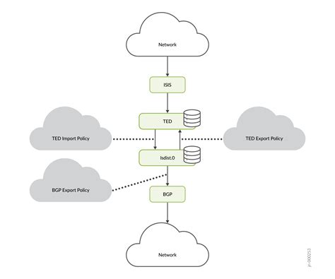 link state distribution using bgp junos os juniper networks