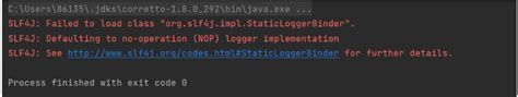 出现slf4j failed to load class “org slf4j impl staticloggerbinder“ 如何解决