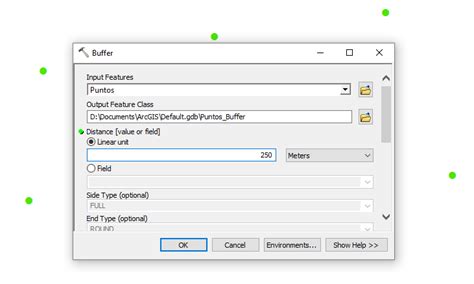 create a square buffer in arcgis gis crack