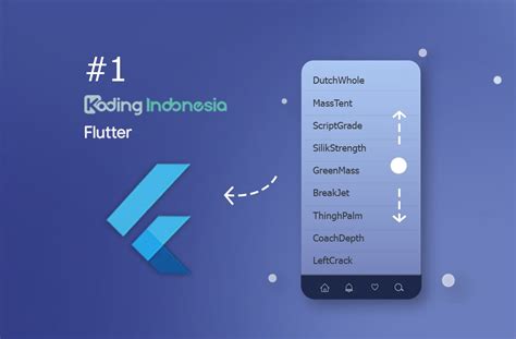 flutter membuat aplikasi sederhana 1 koding indonesia