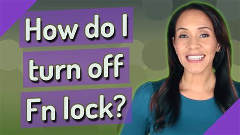 How Do I Turn Off Fn Lock Youtube