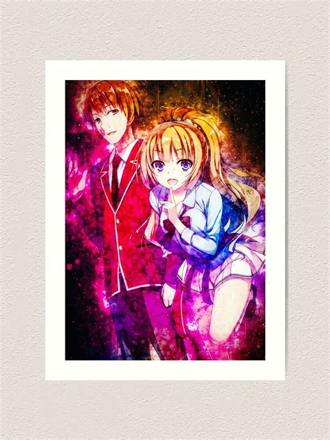 Kikyou Kushida Classroom Of The Elite Fanart Anime Waifu Art Print