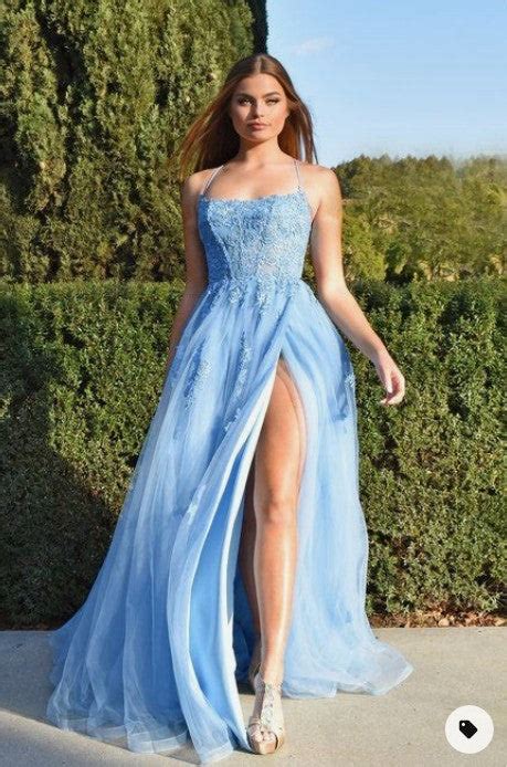 Sexy Lace Prom Dress With Slit Prom Dresses Pageant Dress Dressestailor