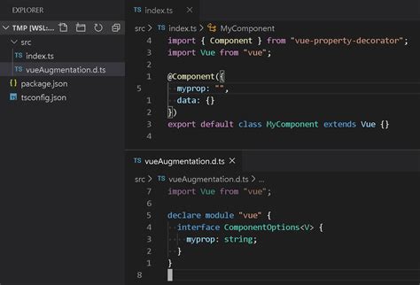 vue js how to do overload to vue component decorator in typescript