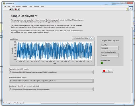 deploying python powered labview applications — python