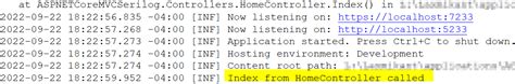 generate log using serilog and seq in asp core mvc 6