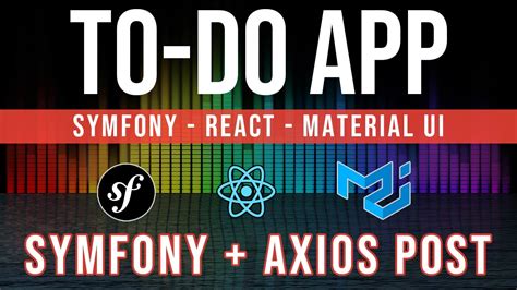 part 9 to do app [ symfony 5 react material ui ] symfony