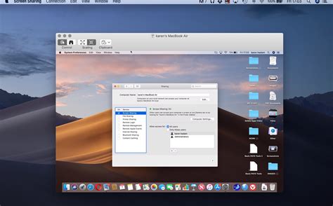 how to remote access a mac from macos windows ipad or