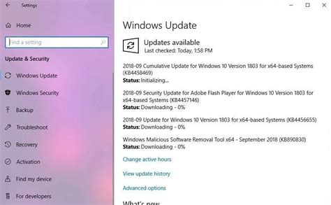 windows 10 version 1803 cumulative update kb4458469 available for