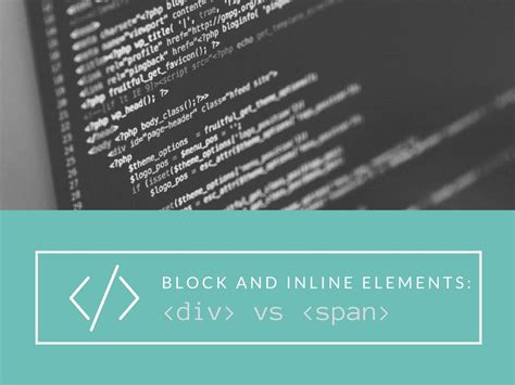 block level and inline elements the difference between and