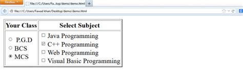 html form form tags form attributes textbox buttons