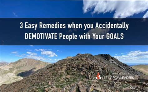 Goal Setting Mistakes To Avoid