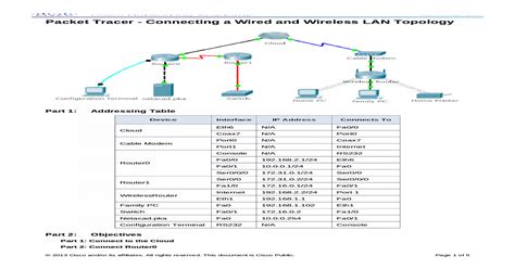 4 2 4 5 packet tracer connecting a wired and wireless lan