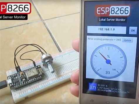 esp8266 web server data monitor nodemcu and its android app arduino