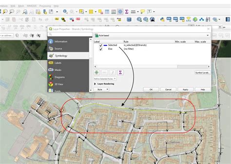 select qgis make the appearance of selected feature the same as