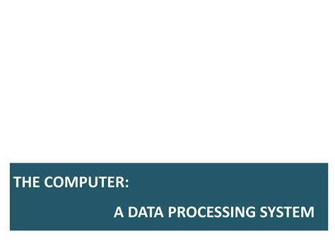 Data Processing Cycle Stages Of Data Processing Cycle Ppt