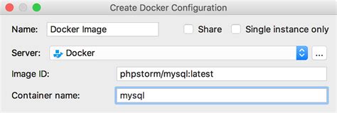docker containers phpstorm documentation