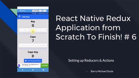 react native redux tutorial 6 reducers and actions youtube