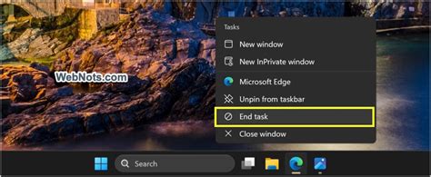 How To Kill An App Or End Task From Taskbar In Windows Webnots