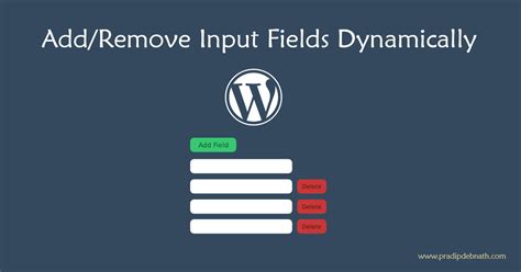 dynamically add remove input fields in wordpress metabox