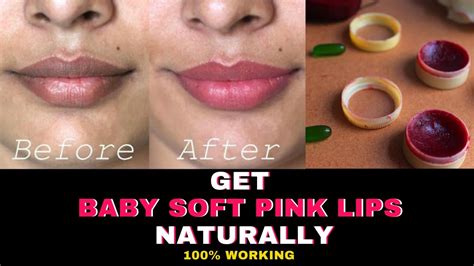 Get Soft Pink Lips At Home 100 Naturally Pink Lips Overnight Result