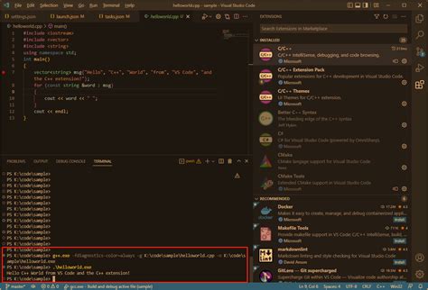 vscode configuration c c development and debugging environment with