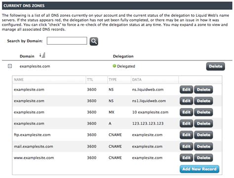 how to add a dns record for your hostname in manage liquid web