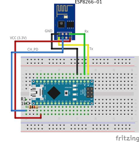 iot using esp8266 01 and arduino arduino project hub