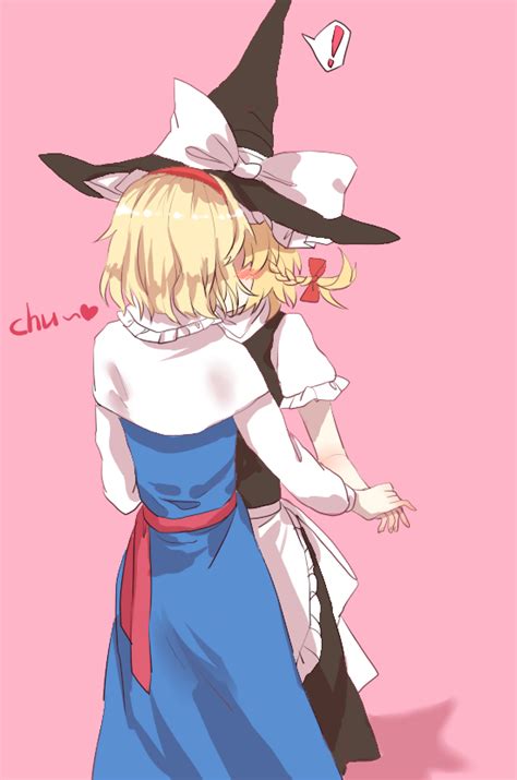 Safebooru 2girls Alice Margatroid Apron Blonde Hair Blush Braid