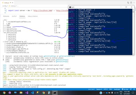 next js getting build error occurred when running npm