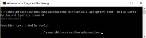 how to create and execute a custom console command in symfony 3 our