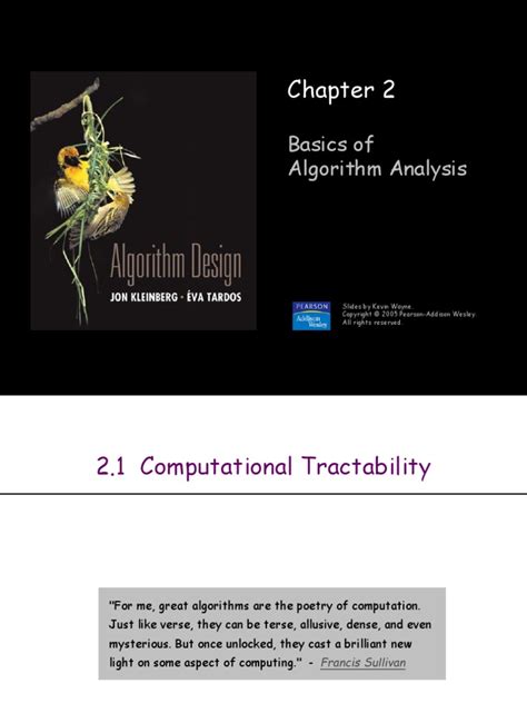 Basics Of Algorithm Analysis Slides By Kevin Wayne All Rights