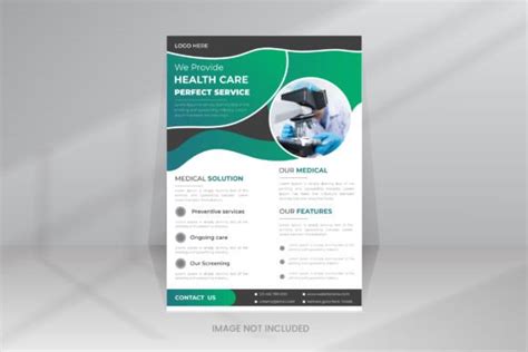 Medical And Healthcare Flyer Design Graphic By Vmsit · Creative Fabrica