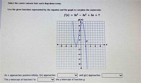 Select The Correct Answer From Each Drop Down Menu Use The Given