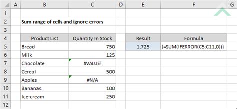 excel vba range formel ignorieren englnsches