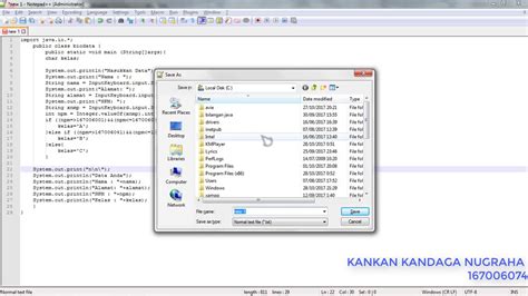 program biodata pada java script youtube