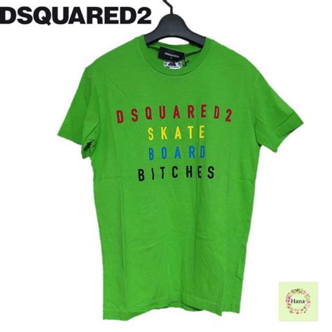 日本代購代標第一品牌【樂淘letao】－【新品】dsquared2 ディースクエアード プリント Tシャツ グリーン 緑 M