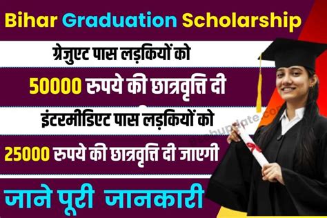 Bihar Graduation Scholarship 50000 इन छात्रों को भेज रही सरकार आपका