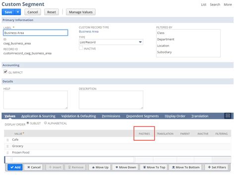 netsuite applications suite custom record types associated with a