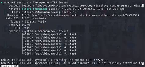 most useful commands to manage apache web server in linux geeksforgeeks