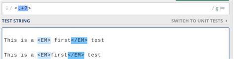 regex regular expression to stop at first match stack overflow