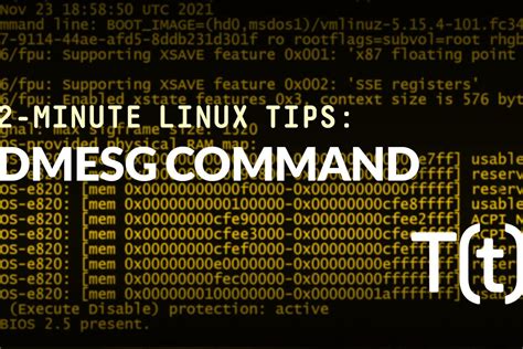 How To Use The Dmesg Command 2 Minute Linux Tips Network World