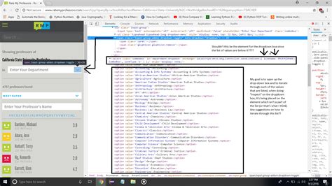 how do i select items from a drop down box in selenium