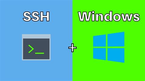 How To Ssh On Windows 10 Natively Youtube